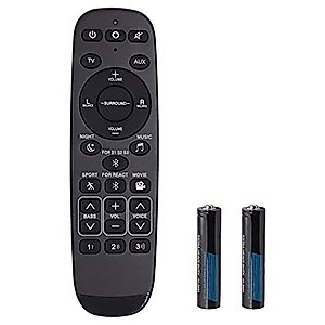 New Remote Control with Battery Fit for Polk React Sound Bar & Polk Command Sound Bar