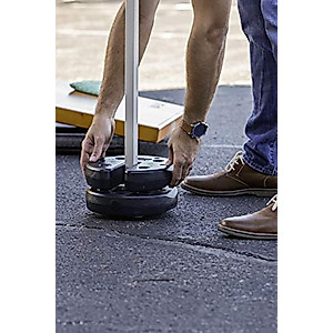US Weight Tailgater Canopy Weights with No-Pinch Design for Easy, Safe Installation, and Removal to Secure Tents, Canopies, and Umbrellas at Outdoor Events