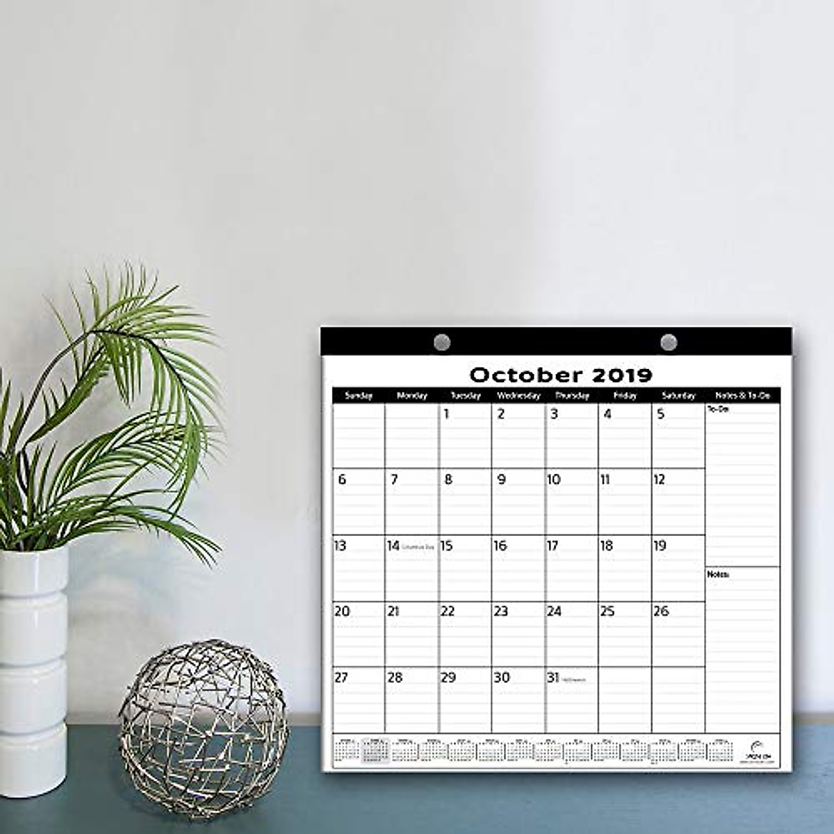 2023 2024 Refrigerator Calendar by StriveZen, Magnetic, Monthly, January 2023 -December 2024, Strong Magnets for Fridge, 10x10 Inch, Academic, Teacher Busy Mom. Home-Office, Minimalist, 24 months