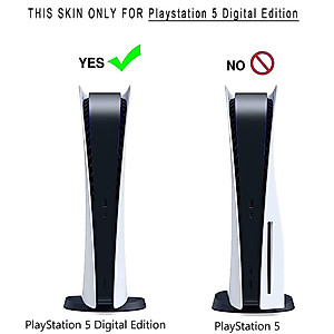 GaeErFut Anime P-S5/Play-station Protectors Skins Cover,P-S5/Play-Station Digital Edition Console Controller Skins Cover Protectors,Bubble-Free Stickers Protectors Accessories for P-S5