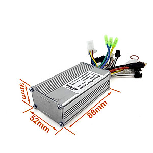 L-faster 24V 36V 48V 250W Normal Bike Electrification Kit with Brushless Motor Hub for Front Wheel Fork 100mm Thumb Accelerator Screen (36V 250W kit)