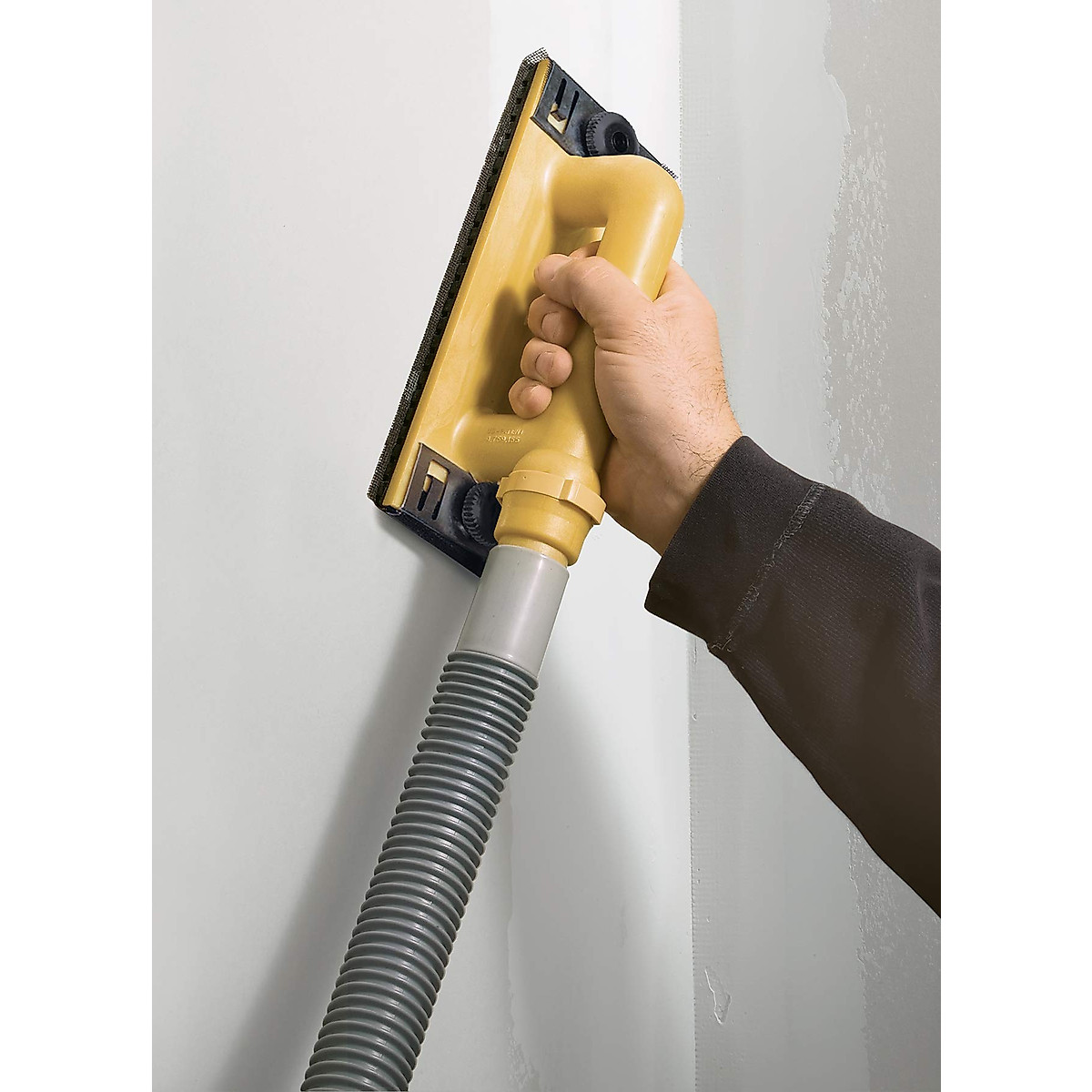 Hyde Tools 09165 Drywall Hand 6-Foot Hose Dust-Free Vacuum Sander, 6'