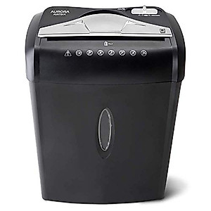 Aurora AU875XA Paper and Credit Card Shredder with 3.7-Gallon Wastebasket, 8-Sheet Cross-Cut with Basket
