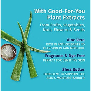 Hempz Body Lotion - Fragrance-Free Herbal Limited Edition Daily Moisturizing Cream, Shea Butter, Aloe, Body Moisturizer - Skin Care Products, Hemp Seed Oil - 17 Fl Oz