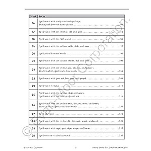 Evan-Moor Building Spelling Skills, Grade 6 - Homeschooling & Classroom Resource Workbook, Reproducible Worksheets, Teaching Edition, Spelling Strategies, Reading and Writing Skills
