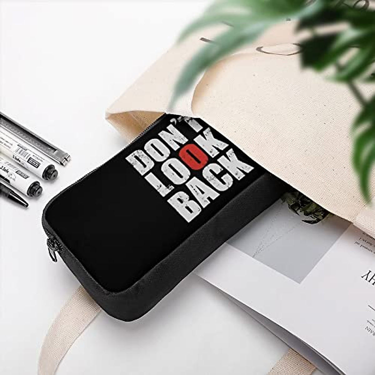 Don't Look Back Pencil Case Pencil Pouch Coin Pouch Cosmetic Bag Office Stationery Organizer