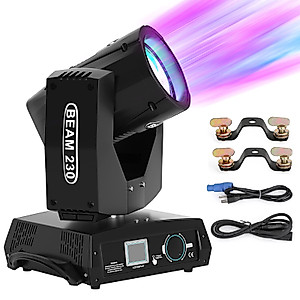 Areyourshop 230W Moving Head Light, Stage Lights Spotlight 230W 7R Zoom Moving Head Beam Sharpy Light 8 Prism Strobe DMX 16Ch for Party Stage
