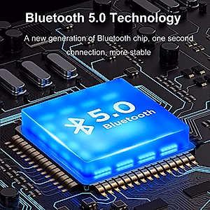 Bone Conduction Headphones Open Ear Wireless Earbuds Bluetooth IPX7 Waterproof Sports Earphones Lightweight Long Battery Life Ear Buds for Running Hiking Driving Workouts Android iOS Red