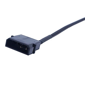 OPSFALCON 2 Pack 4-Pin (Actual 2-Pin) Molex to 3 Pin 12V PC Case Fan Power Adapter Cable, 3-Pin or 4-Pin (PWM Connector) to Molex Computer Case Fan Power Adapter Cable