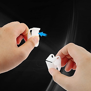 BokWin 2PCS Plastic Tubing Clamps Adjustable Tube Clamp, 1/2"-3/4" Tube OD Shut Off Hose Clamp Water Flow Control Tube Clip Pipe for Control Wine Beer Bottle and Infusion Bottle