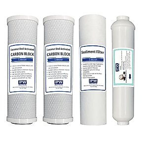 PuroLine PL50T36 Reverse Osmosis System Compatible PL-5000 Filters 1 Year Supply (Membrane not included) by IPW Industries Inc.