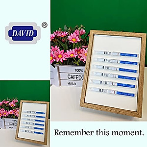DAVID Pregnancy Tests Kit HCG Pregnancy Tests Strips Early Detection,Accurate and Reliable Results 6 Days Earlier Than The Missed Period - 6 Lightweight Midstream Sticks and 10 Strips (16 Pack)