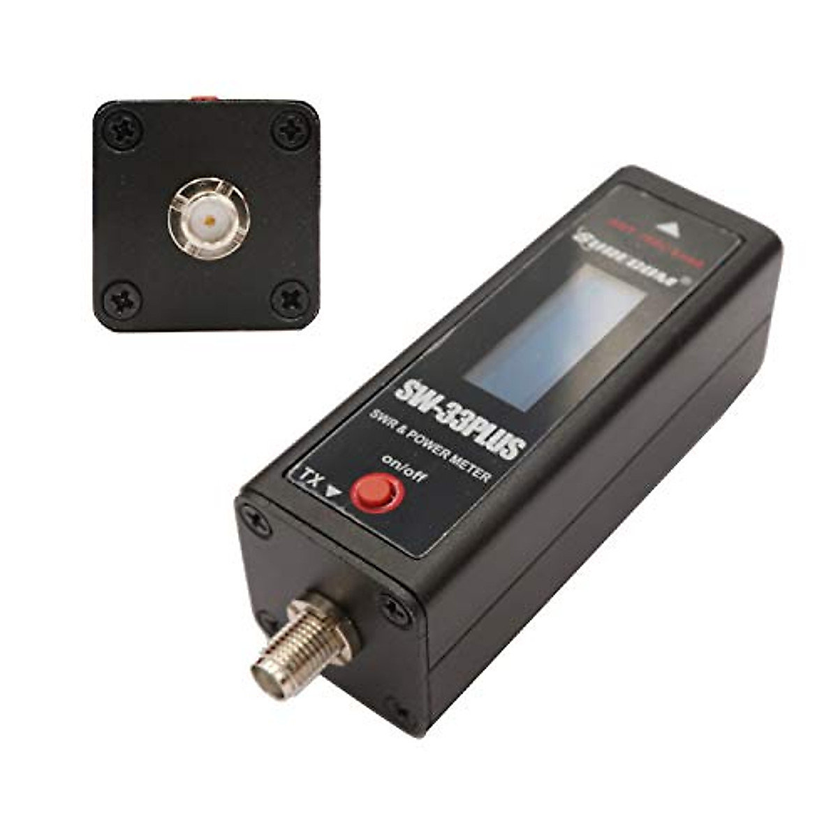 Mcbazel Surecom SW-33 Plus 100W 125-525 MHz Mini Digital VHF UHF Two-Way Radio Handheld Power & SWR Meter