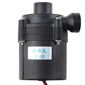 BXQINLENX SC600 DC 12V PC CPU Water Cooling System Tool Water Pump 132.09 GPH 10W Brushless Drive Water Pump for Destop Computer Laptop Computer