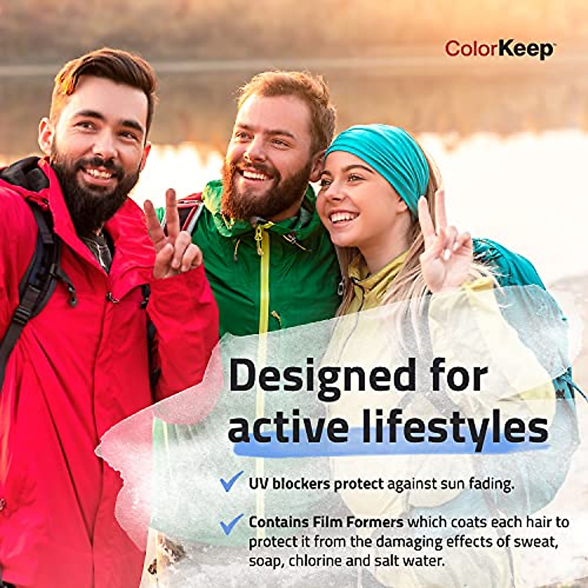 Godefroy ColorKeep Beard Dye Extender for Men, Protect Beards, Mustache Color Against Fading While Also Soften Shine Condition, Leave in Cream to Extend Life of Facial Hair Coloring, 3OZ, Ethnic Hair