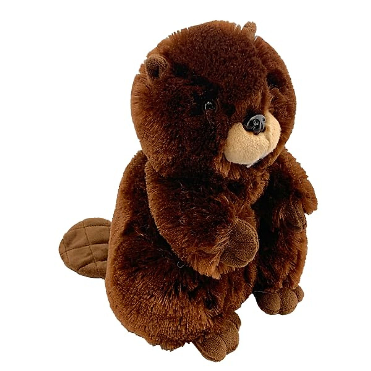 PLUSH TOYS WONDERLAND Justin Beaver Plush Toy, 8-Inch Huggable Stuffed Brown Beaver Zoo Animal, for Kids, Birthdays, Baby Showers, & Toddlers