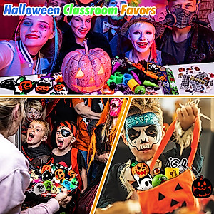 ChildFun 320 PCS Halloween Party Favors for Kids, Halloween Toys Bulk, Fidget Toys Bulk, Halloween Goodie Bag Stuffers, Halloween Classroom Favors, Halloween Treats Non Candy