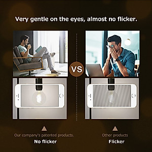 G25 LED Globe Light Bulbs, 4 Pack, Neutral 4000K, 6W Equivalent to 60W, 600LM, Dimmable with 80+ CRI, E26 Base, Clear Glass, Antique Flexible Spiral LED Filament Light Bulb, Vintage LED Edison Bulb