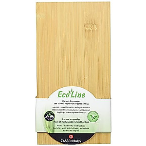 Zassenhaus Rectangular Knife Block Bamboo, Bamboo, 12 x 12 x 23 cm brown