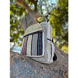 large hemp backpack, hippie backpack, trekking backpack, traveling backpack, nepali backpack, himalayan backpackge (BG-013-LRG)