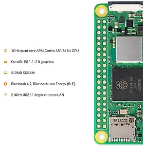 Raspberry Pi Zero 2 W (Wireless / Bluetooth) 2021 (RPi Zero 2W)