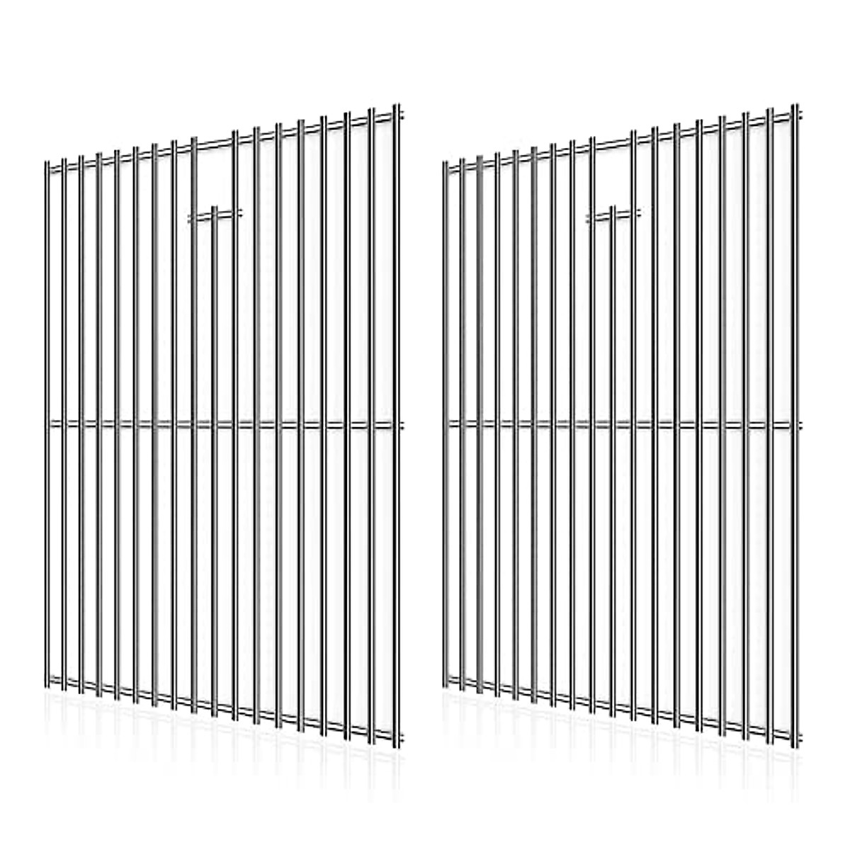 JCLMER Cooking Grates for Home Depot Nexgrill 720-0830H 720-0830D, 720-0783E, 720-0783C 720-0670C, Grill Grates Replacement Parts for Nexgrill 720-0888 720-0888N 4 Burner (Stainless Steel)