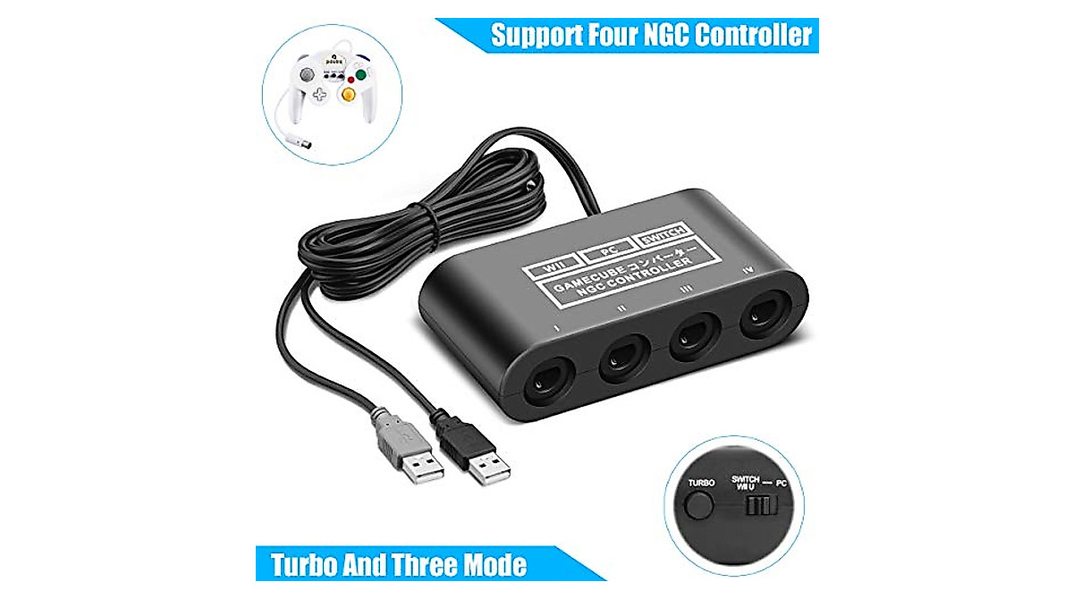 Gamecube Adapter for Nintendo Switch | Plug & Play