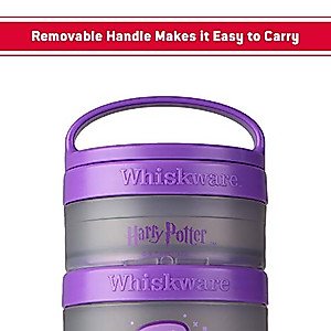 Whiskware Harry Potter Stackable Snack Containers for Kids and Toddlers, 3 Stackable Snack Cups for School and Travel, Harry Potter