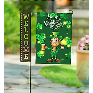 Tinuos St. Patrick's Day Garden Flag 12.5 x 18 Inches (Style one)