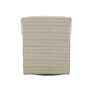 Madison Park Swivel Glider Chair for Living Room, High Back Bedroom Lounge Foam Seat Cushion Upholstered, Nursery Furniture, Metal Base, Fully Assembled, 29.5" W x 30.25" D x 34.5" H, Tan