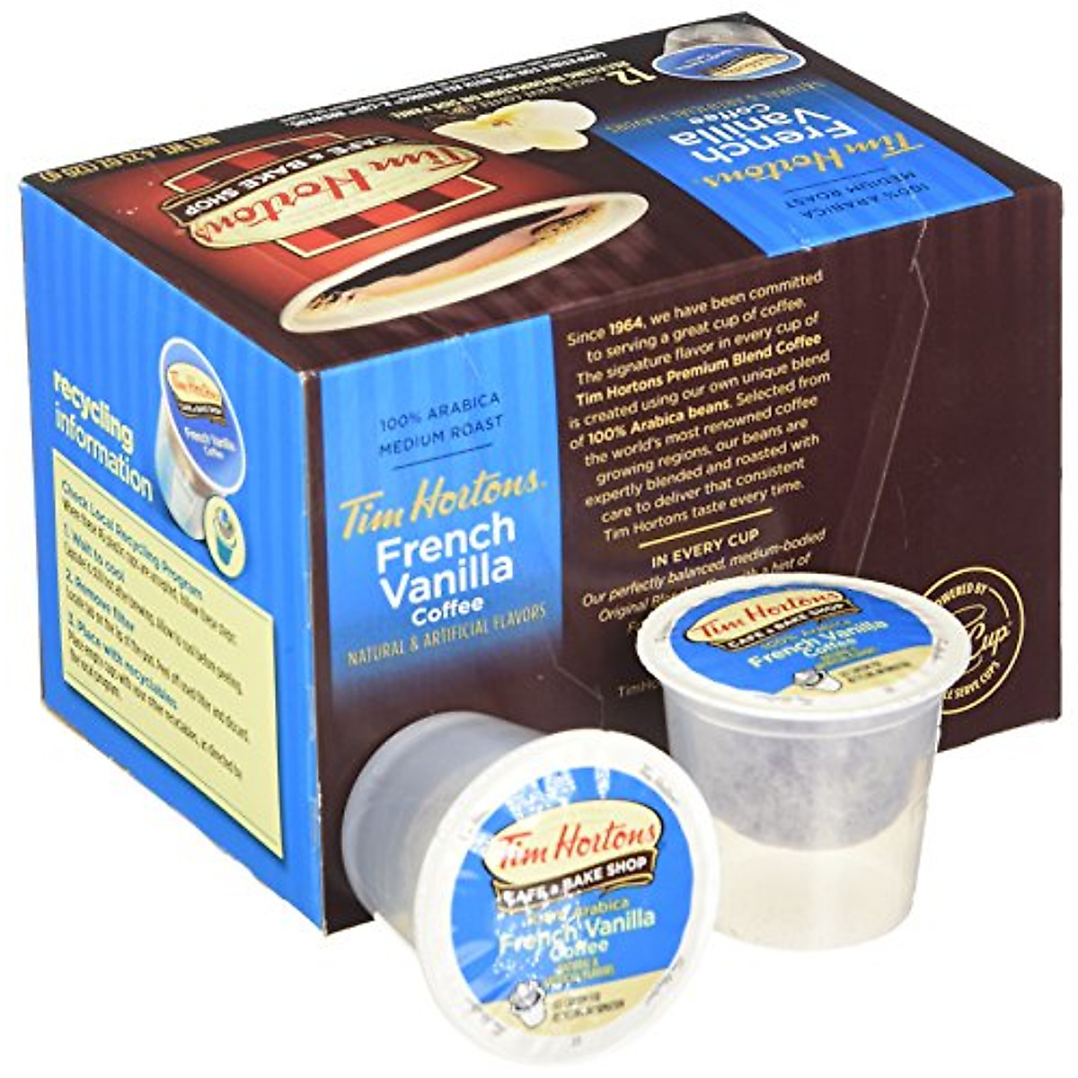 Tim Hortons Single Serve RealCup - French Vanilla Coffee Cups - 12 ct