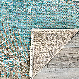 Couristan Monaco Area Rug, 2' x 3'7", Aqua