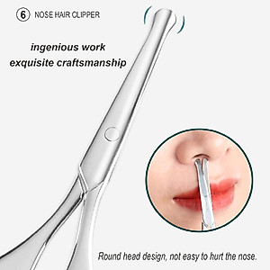 diaoyudao Personal care Large Nail Clippers 8-piece Set (gray), 6.125x4.375x1.25 Inch