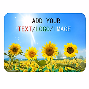 Custom Personalized Area Rug, Customized Photo Text Non-Slip Washable Floor Rug Carpet Indoor Outdoor for Bedroom Room Garden  Office, Bathroom  Home Decorative  (31.5"x47")