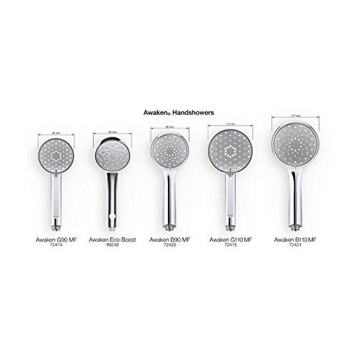 KOHLER K-72415-CP Awaken G110 Multifunction HandShower, Polished Chrome