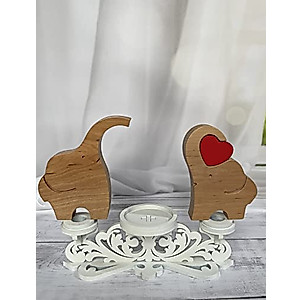 Unity Candle Holder-Unity Candle Stand-Unity Candle-Pillar Candle Holder-Wedding Gift -Ceremony Decoration-Wedding Centerpiece (Big)