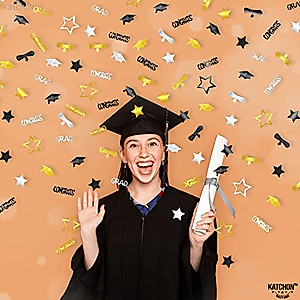KatchOn, Congrats Grad Graduation Confetti 2023 - Pack of 1000 | Grad 2023 confetti for 2023 Graduation Decorations | Graduation Table Decorations | Graduation Decorations Class of 2023 Decorations