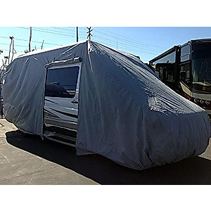 CarsCover Waterproof Class B RV High Top Conversion Van Cover Fit up to 21ft (252 inch) Sprinter, Minibus, Winnebago Era, Roadtrek, Airstream Interstate, Great West, Leisure Travel, Pleasure-Way