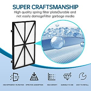 DP M400 Robotic Pool Cleaner Filter Replacement Compatible with Dolphin Nautilus CC Plus M200 / M400 / M500, Part# 9991432-R4 4 Packs