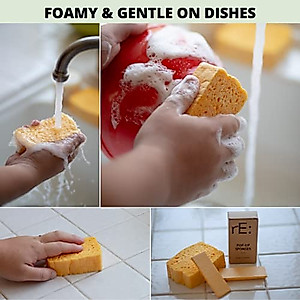 rE: Pop Up Sponges (10Pk) for dishwashing - Made from Vegetable Cellulose, Plastic Free, Biodegradable, Eco-Friendly