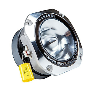 Gravity 2X WZ50TW 1500W Heavy Duty Titanium Super Tweeter Loud Speaker 4-Ohms - Pair (2 Pieces) for Car, Van, ATV, Motorcycle, and Competition