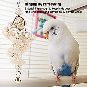 Bird Hanging Toys Loofah pet Toys and Target Audience keywordsbirds cat Tree Chicken coop pet Toys and Target Audience keywordsbirds Parrots Standing Swing Chewing Toy Climbing Ladder Pet Parakeet