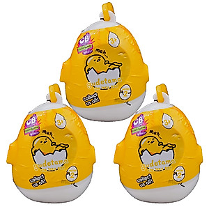 Bulls i Toy Fiesta Toys Cutie Beans Gudetama The Lazy Egg Series 2 Plush - Lot of 3 Capsules BIT101952763 0