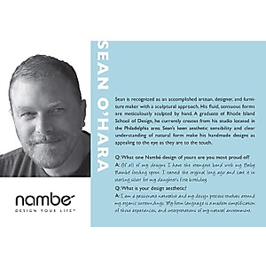 nambe Braid Round Wooden Salad Bowl 3 Piece Set | 11-Inch Salad Bowl with Serving Utensils | Acacia Wood and Chrome Plate Salad Servers and Fruit Bowl | Housewarming Gift | Designed by Sean O’Hara