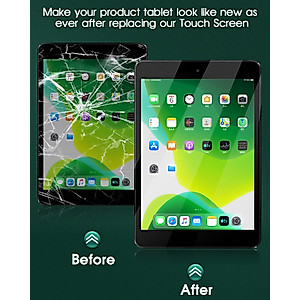 for iPad Pro 11 2nd Touch Screen Replacement for iPad Pro 11" 1st Generation 2018 Digitizer Repair Kits A1980 A2013 A1934 A1979 (Without LCD