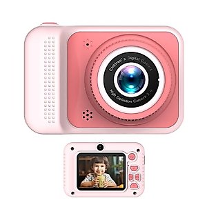 Selfie Kids Camera, 20MP Portable Kids Camera for Girls with Stickers, HD Digital Video Toy Camera, Cameras with Flash Toy Gifts, HD Kids Digital Camera Toys for Girl and Boy On Christmas Birthday