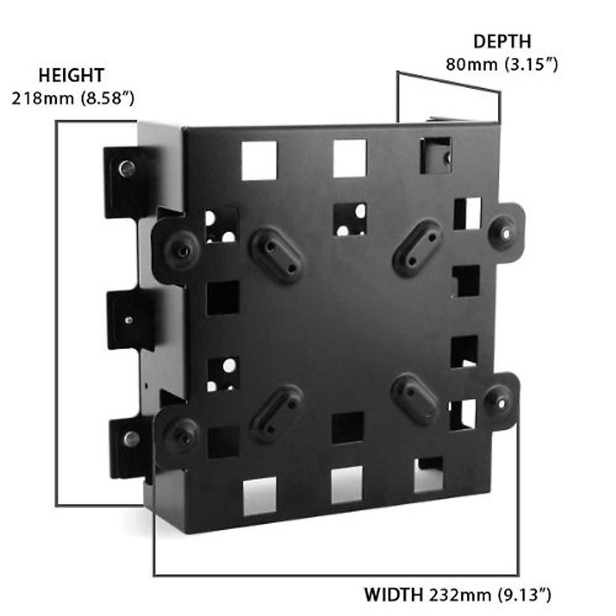 Dual VESA & Wall Mount Bracket for M350 Digital Signage Enclosure