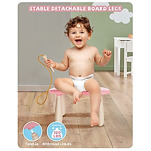 Kikapabi Toys for 1 2 Year Old Girl, Magnetic Drawing Board for Early Learning, Birthday/New Year Gift for Baby Boys, Doodle Board Kids Toddlers 1-3(Pink)