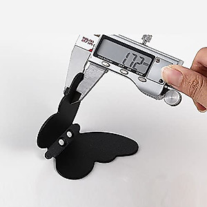 Surakey Wall Hooks 5 Pcs,Coat Hooks, Stainless Steel Hook, Luggage Key Hook, Bathroom Kitchen Dining Room,Indoor and Outdoor Hooks Butterfly Clothes Hook Towels Wall Hook Decoration, Black