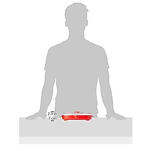 Sistema Microwave Easy Bacon, 28.7 x 21.9 x 7 cm, Red